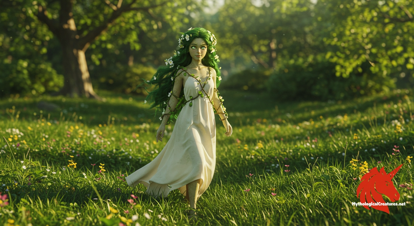 Chloris (nymph): Goddess of spring, flowers, and new growth | Mythical ...