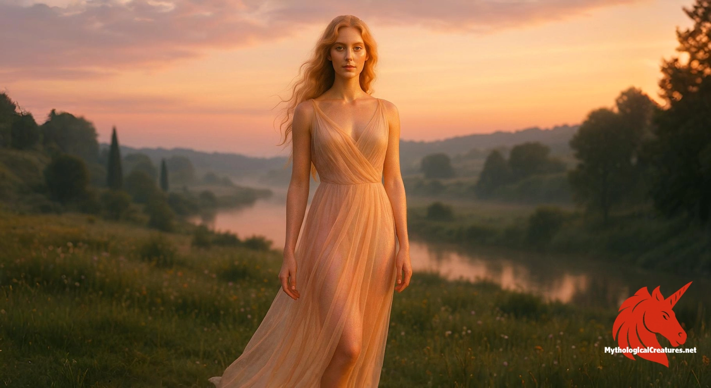 Eos : Personification of the dawn, heralding the new day