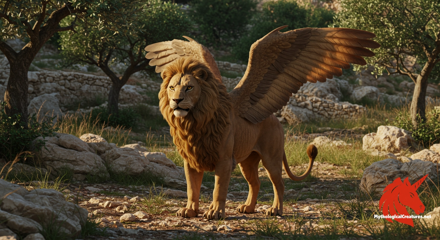 Winged lion: Guardian and emblem of divine protection | Mythical Legend